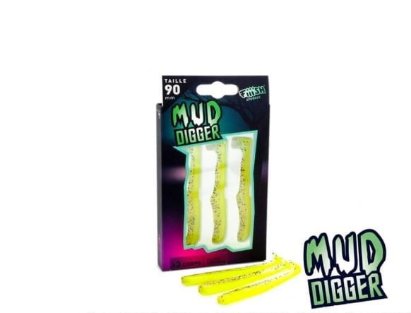 Fiiish Mud Digger - Cloudy White - Всичко за риболова